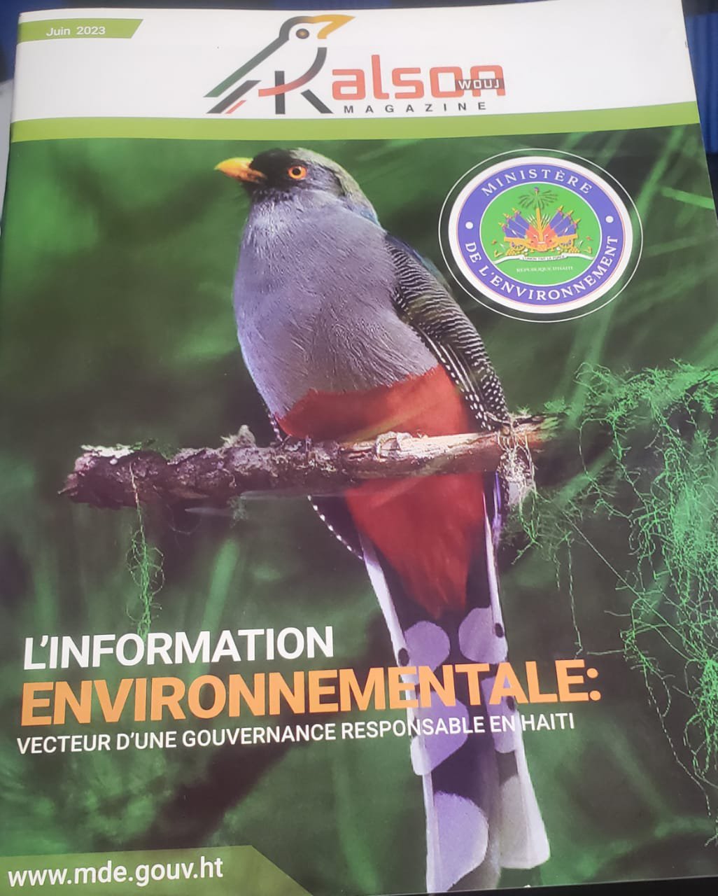 Haïti :Le Ministère de l'Environnement lance son premier magazine ...