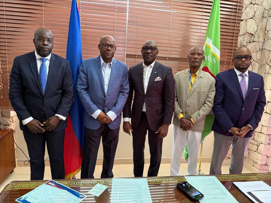 Rencontre entre le ministre des TPTC et le maire de Delmas, Wilson Jeudy